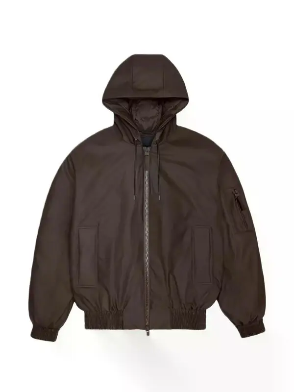 Rains Hooded Bomber Jacket