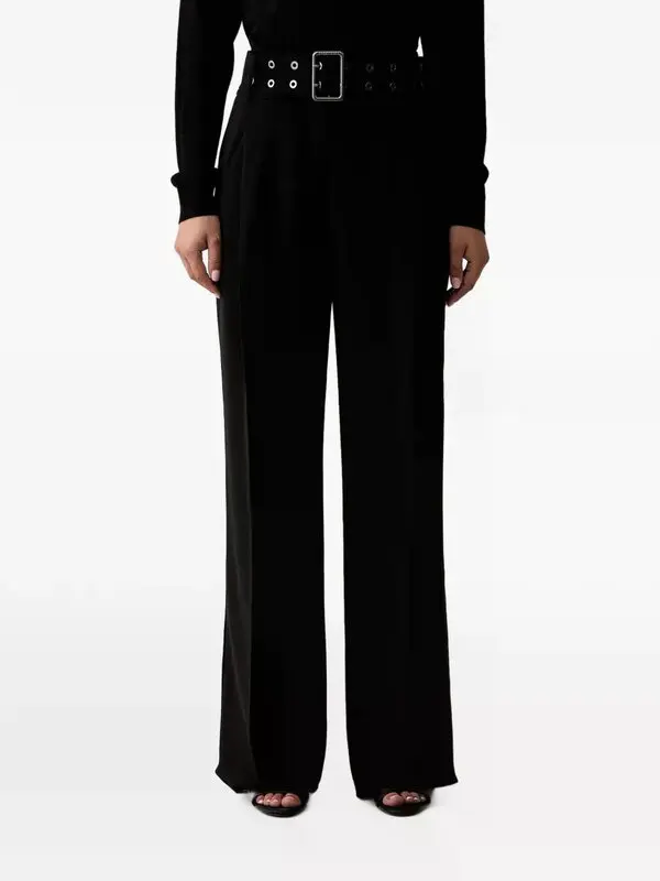 TRUSSARDI Belted Wide-leg Trousers