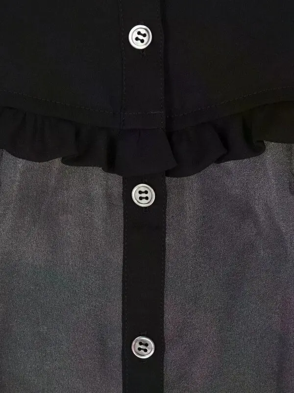 Undercover Graphic-print Ruffled Blouse