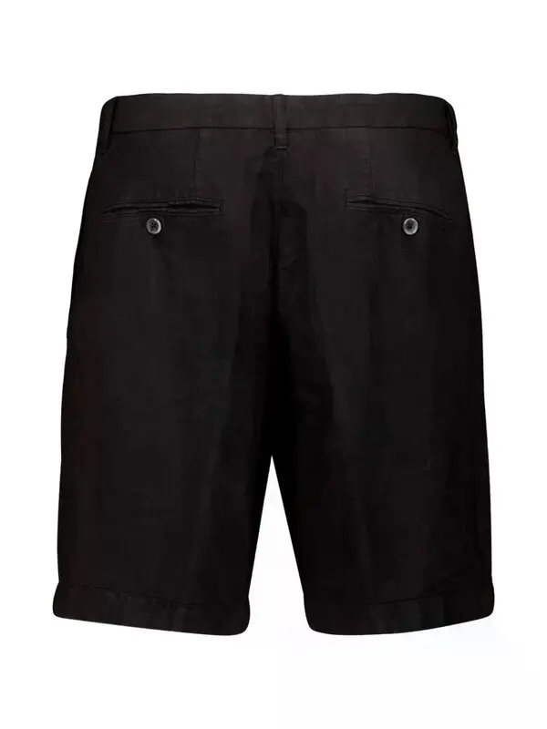 120% Lino Button-fastening Shorts