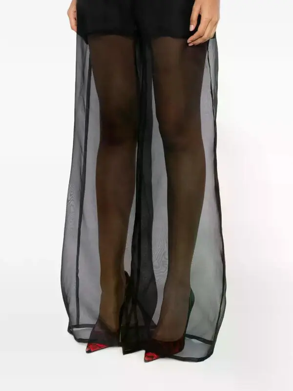ISABEL SANCHIS Sheer-panel Trousers