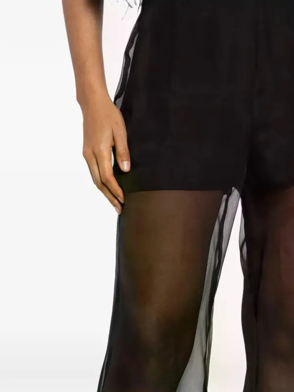 ISABEL SANCHIS Sheer-panel Trousers