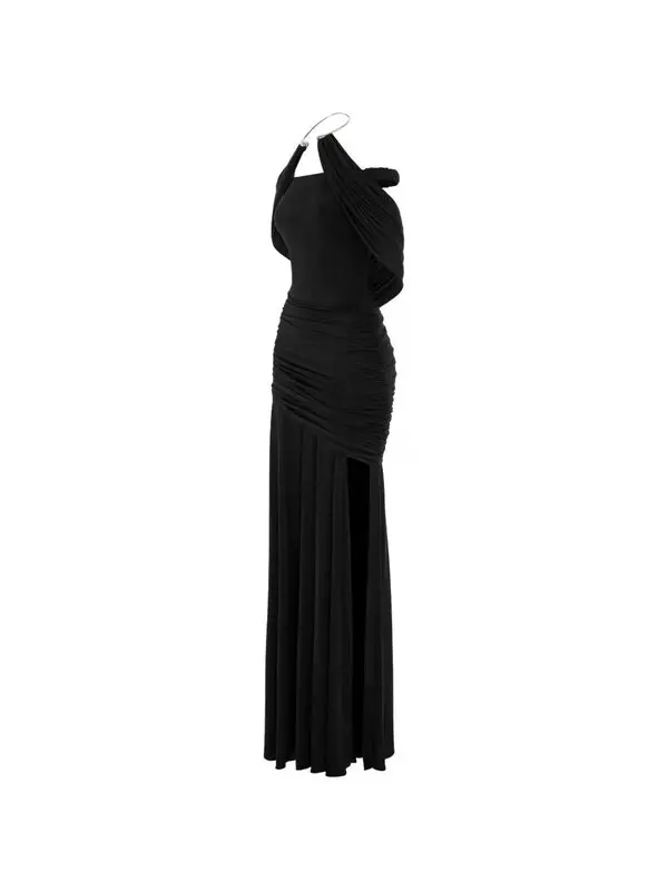 V:PM ATELIER Rogue Draped Ruched Maxi Dress