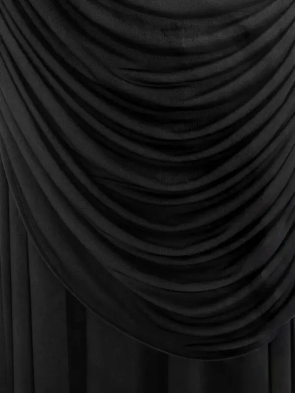 V:PM ATELIER Rogue Draped Ruched Maxi Dress