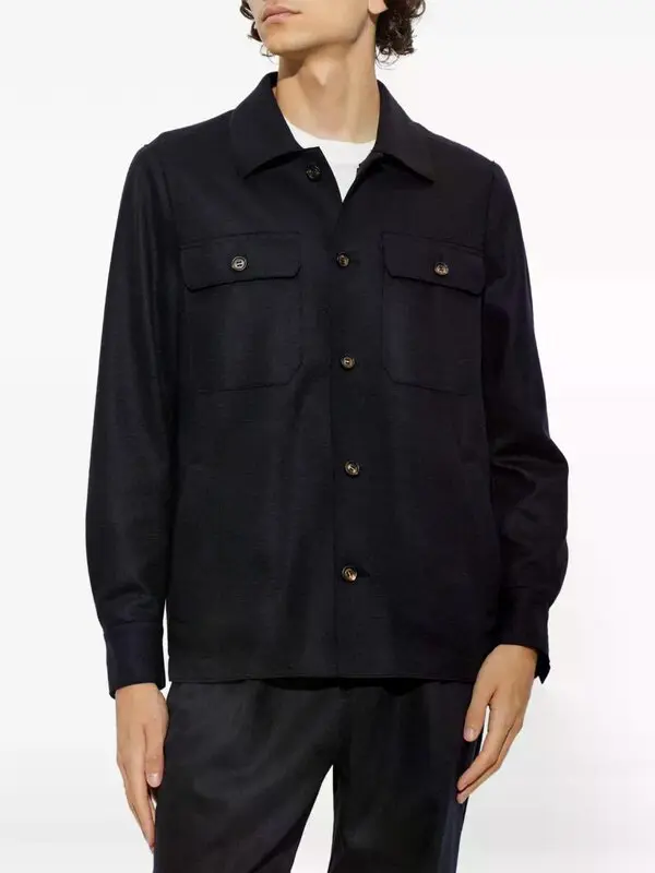 Eleventy Button-up Pocket-detail Shirt