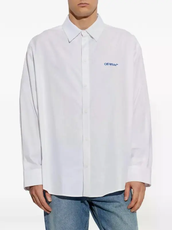 Off-White Arrows-print Cotton Shirt