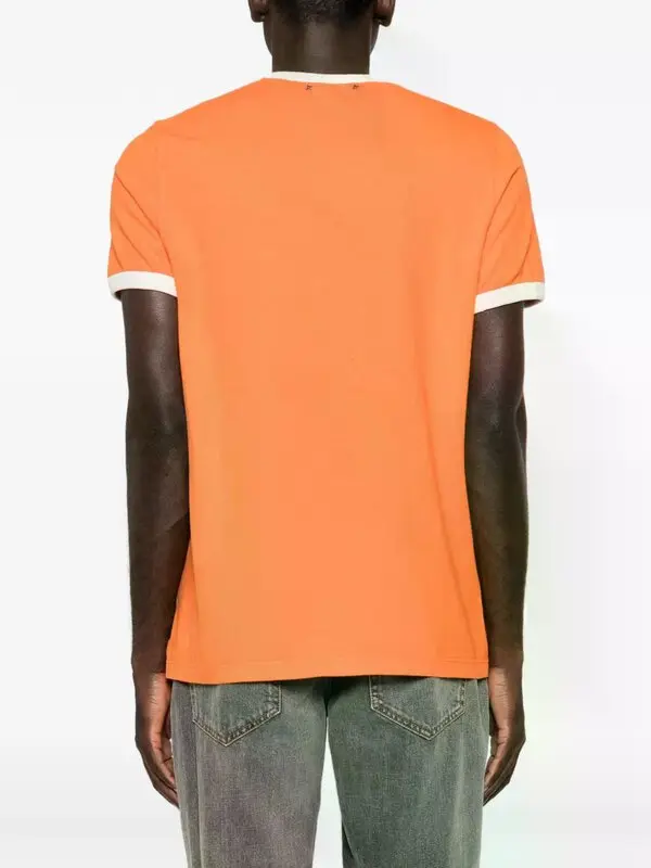 GOLDEN GOOSE Logo-print Garment-dyed T-shirt