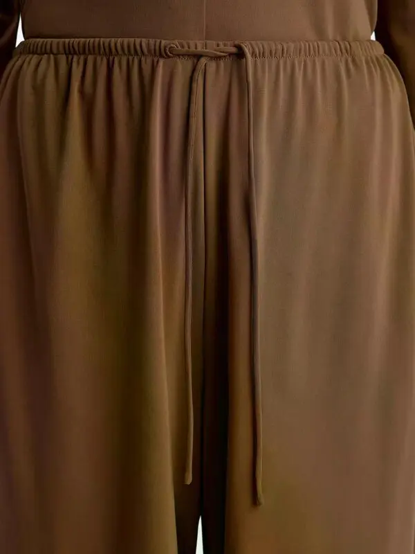 12 STOREEZ Crepe Drawstring-waist Palazzo Pants