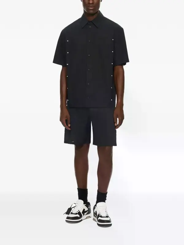 Off-White Chakra Arrow Poplin Slim Bowling Shirt - Black