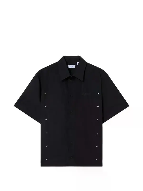 Off-White Chakra Arrow Poplin Slim Bowling Shirt