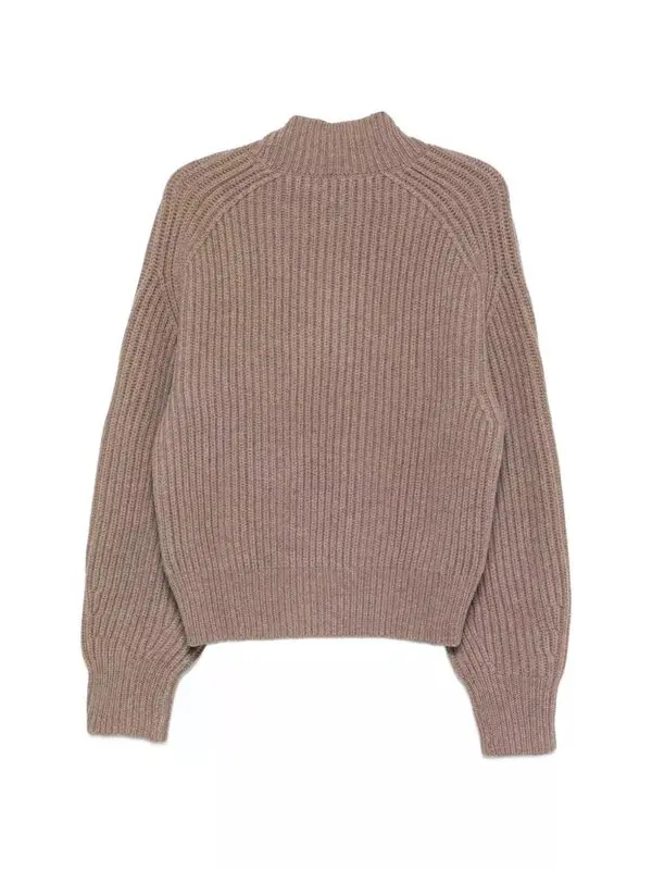 Soeur Flamand Ribbed-knit Sweater - Neutrals