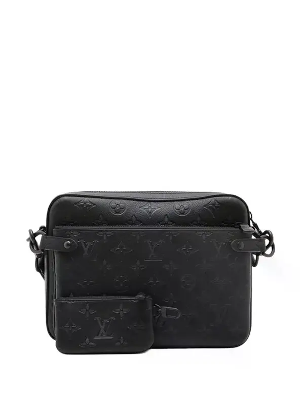 LOUIS VUITTON 2020-2026 Monogram Shadow Trio Messenger Crossbody Bag