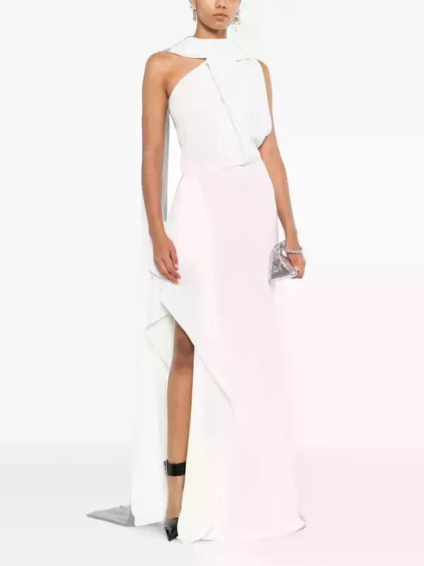 Maticevski Priority Asymmetric Gown - White