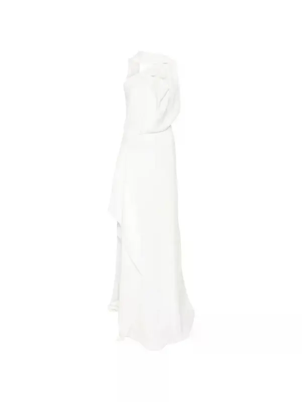 Maticevski Priority Asymmetric Gown - White