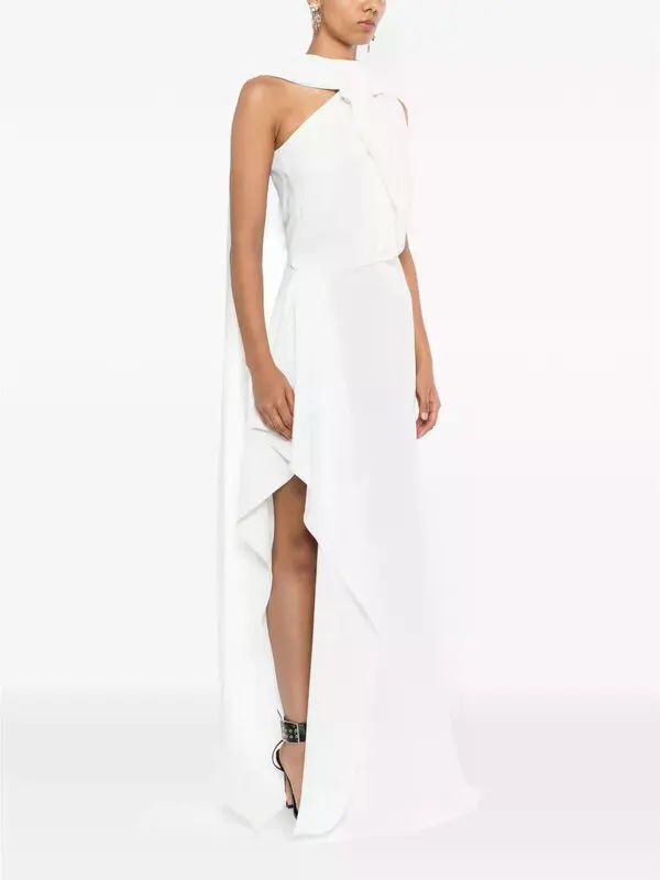 Maticevski Priority Asymmetric Gown - White