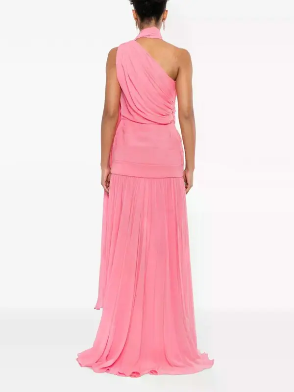 Elie Saab One-shoulder Draped Gown