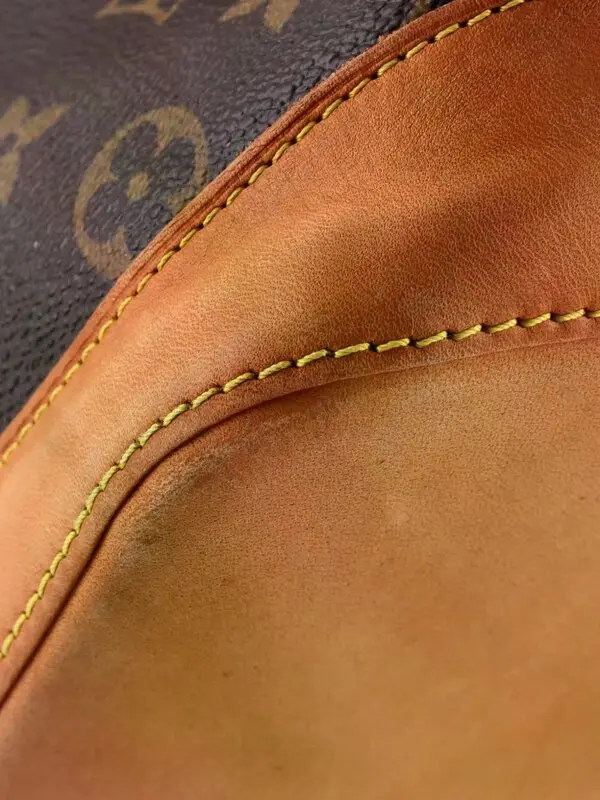 LOUIS VUITTON Lockit Handbag Monogram Canvas Vertical Satchel