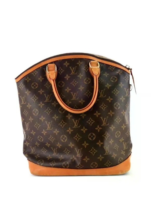 LOUIS VUITTON Monogram Canvas Vertical Satchel Handbag
