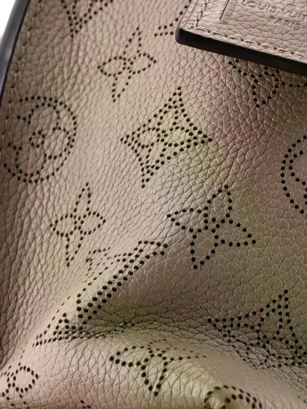 LOUIS VUITTON Muria Mahina Leather Bucket Bag