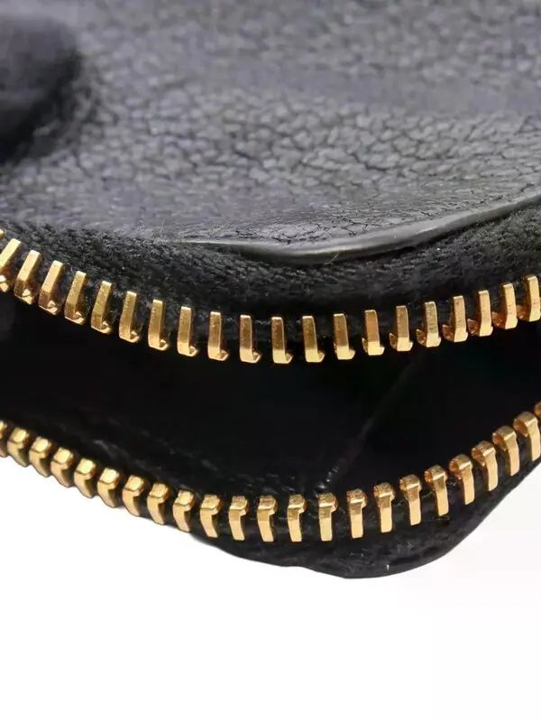 Balenciaga 2018-2026 Medium Goatskin Motocross Classic Metallic Edge Clutch Bag - Black