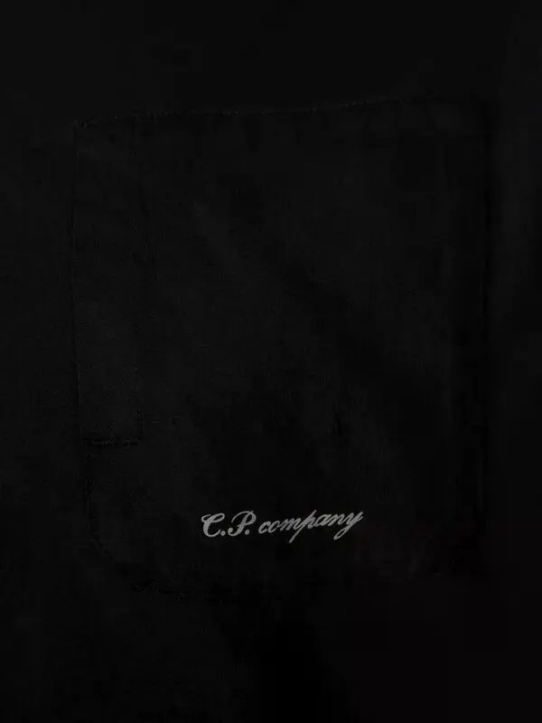 C.P. COMPANY Logo-print Pocket T-shirt