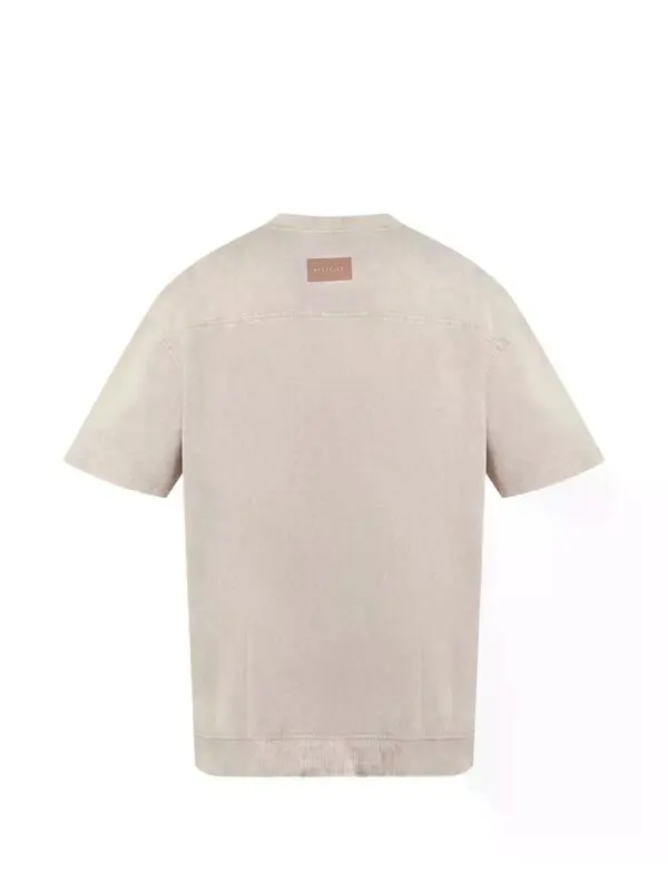 Hugo Acid-wash Logo-patch T-shirt