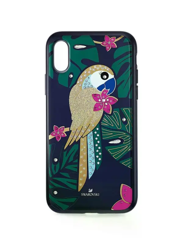 SWAROVSKI Parrot-motif Iphone Xs Case