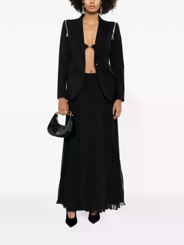 ISABEL SANCHIS Pleated Maxi Skirt