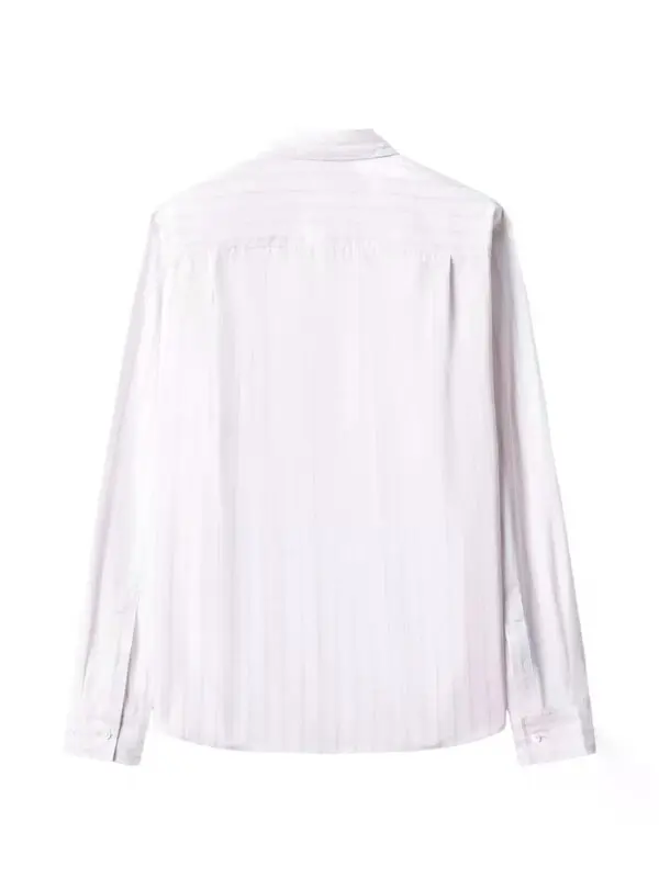 Maison Kitsuné Vertical-stripe Chest-pocket Shirt