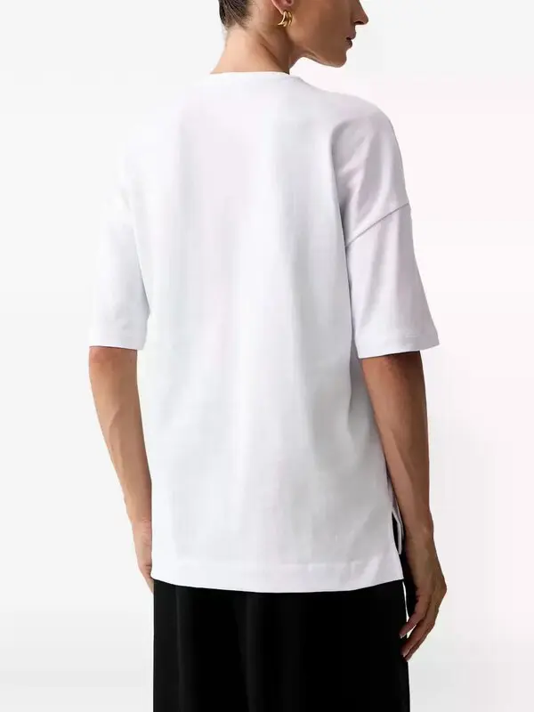 TRUSSARDI Logo-print Drop-shoulder T-shirt