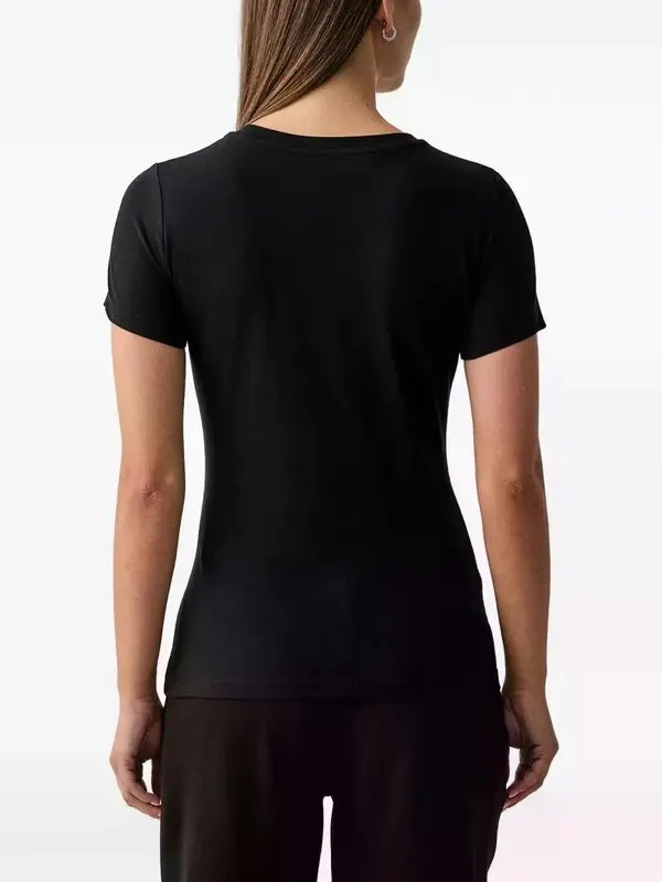 TRUSSARDI Logo-embroidered T-shirt