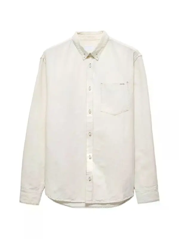 Prada Buttoned Shirt - Neutrals