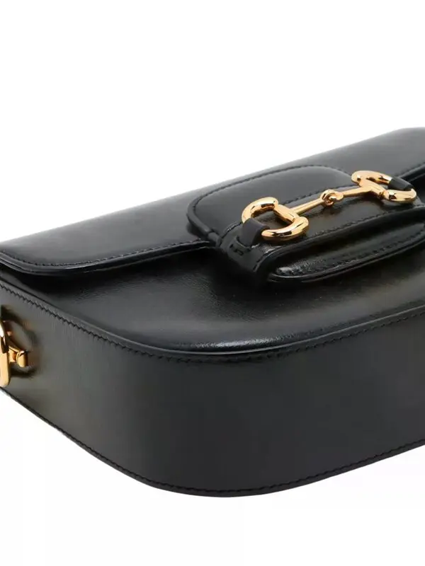 Gucci Small Calfskin Web Horsebit 1955 Cross Body Bag