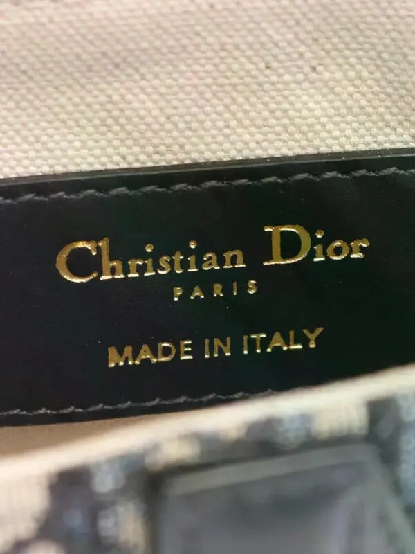 Dior 2010-2026 Mini Oblique Canvas Saddle Bag Satchel