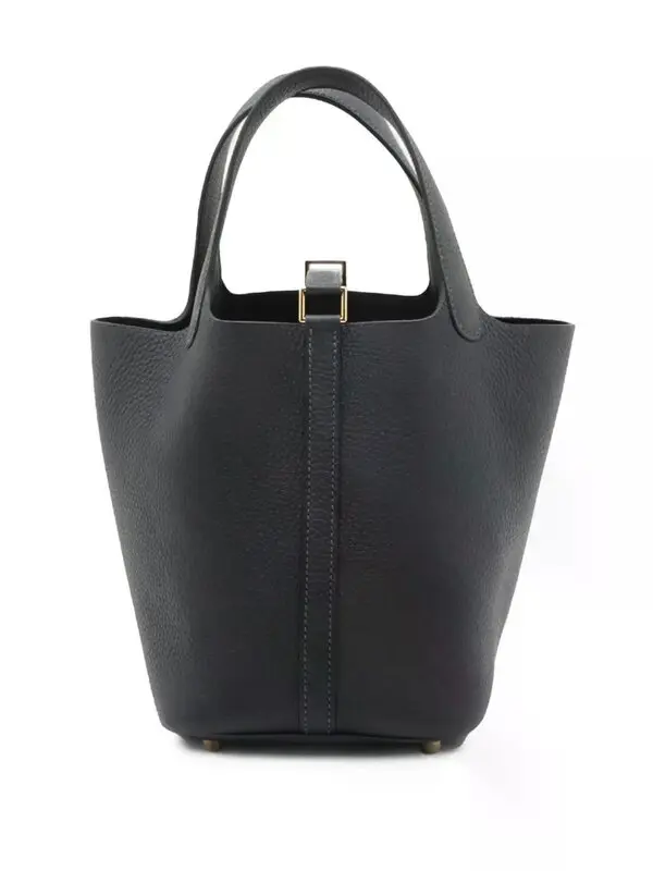 Hermès Clemence Picotin Lock 18 Handbag - Blue