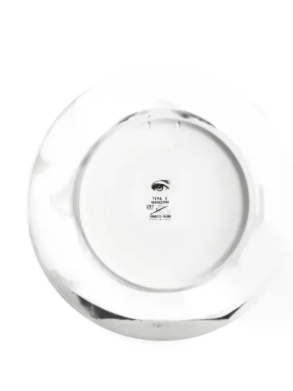 FORNASETTI Tema E Variazioni N.297 Plate - White