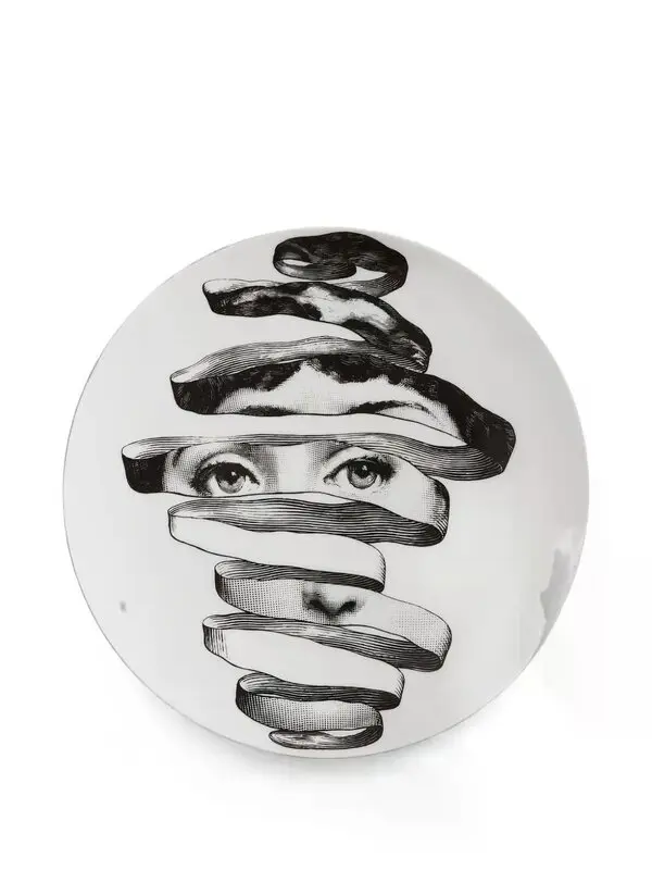 FORNASETTI Tema E Variazioni N.297 Plate - White