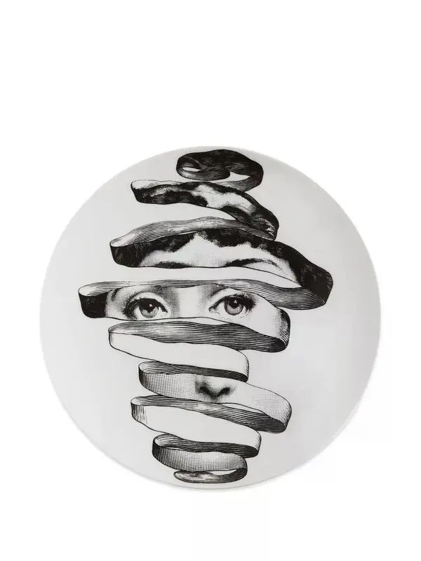 FORNASETTI Tema E Variazioni N.297 Plate - White