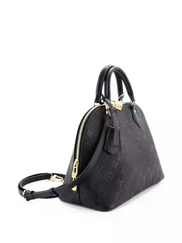 LOUIS VUITTON Alma Handbag Monogram Empreinte Leather Pm Satchel