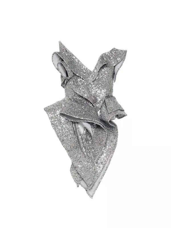 Maticevski Sequin Embellished Draped Bodice