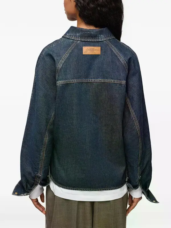 GANNI Textured-denim Jacket
