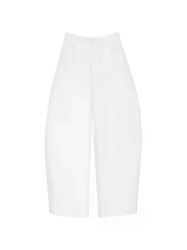 ISABEL SANCHIS Structured Curved-leg Palazzo Pants
