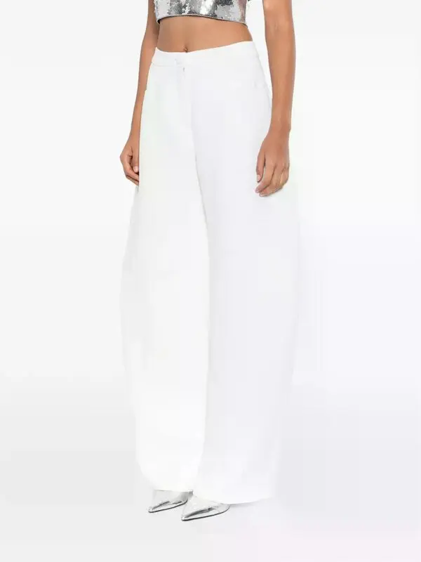 ISABEL SANCHIS Structured Curved-leg Palazzo Pants
