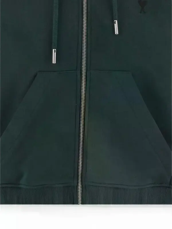 AMI Paris De Coeur Zip-up Hoodie