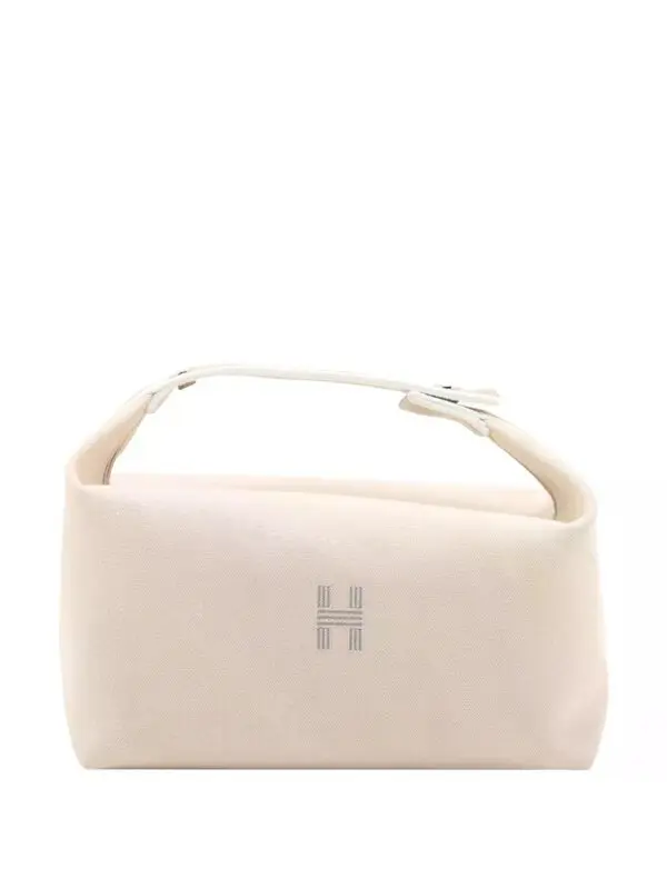 Hermès 2020-2026 Large Toile Bride A Brac Case Vanity Bag - Neutrals