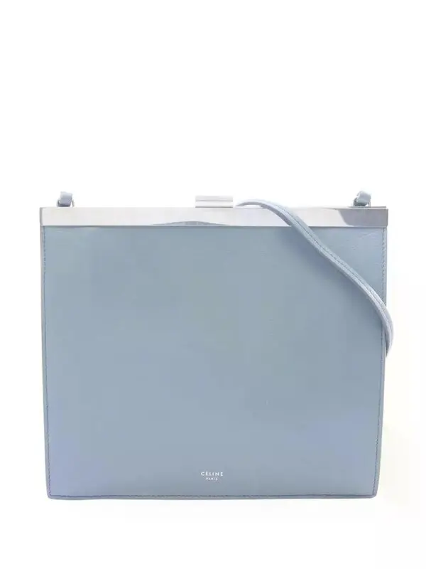 Celine 2010-2026 Mini Smooth Calfskin Clasp Bag Crossbody Bag