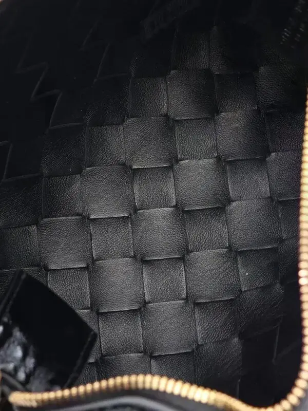 Bottega Veneta Intrecciato Loop Camera Bag - Black
