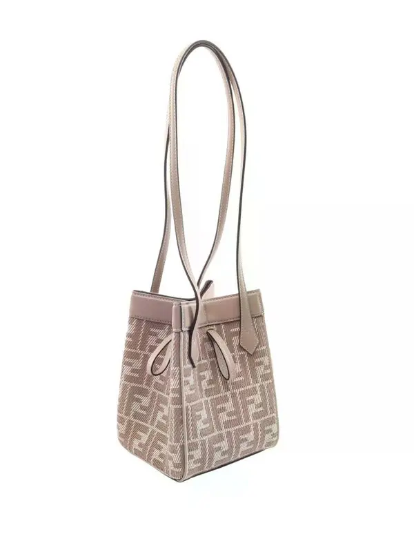 Fendi 2010-2026 Mini Zucca Canvas Origami Shoulder Bag