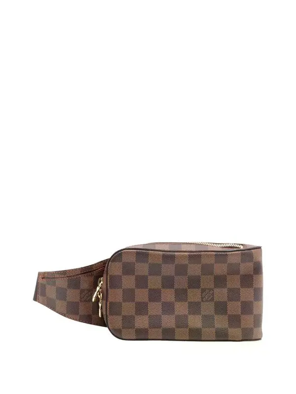LOUIS VUITTON 2004 Damier Ebene Geronimos Crossbody Bag