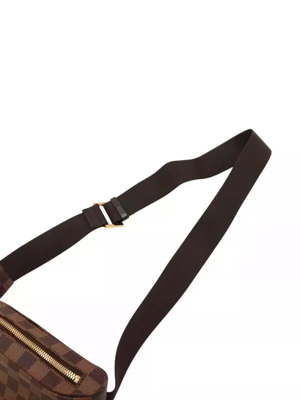 LOUIS VUITTON 2004 Damier Ebene Geronimos Crossbody Bag
